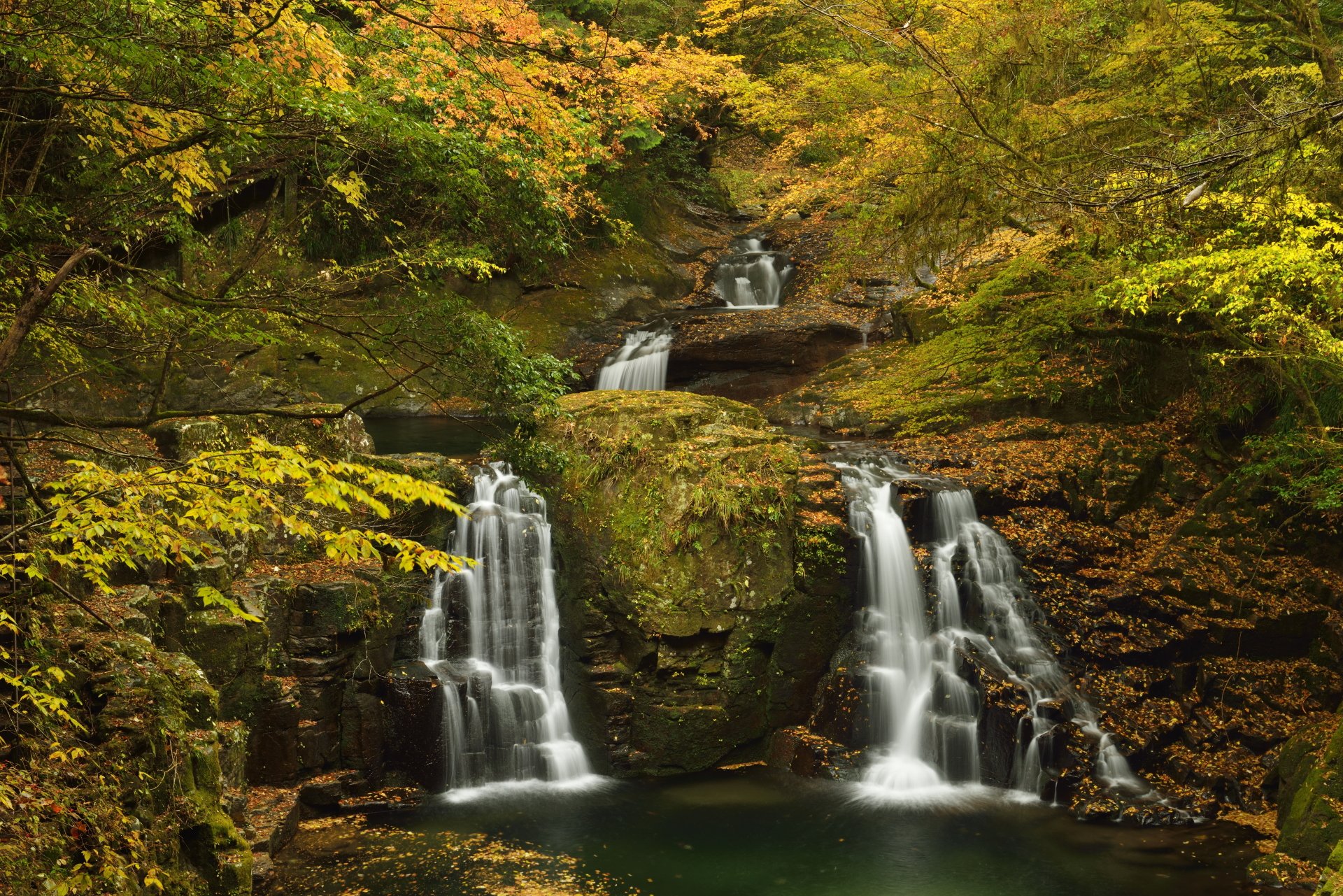 Download Fall Nature Waterfall 4k Ultra HD Wallpaper