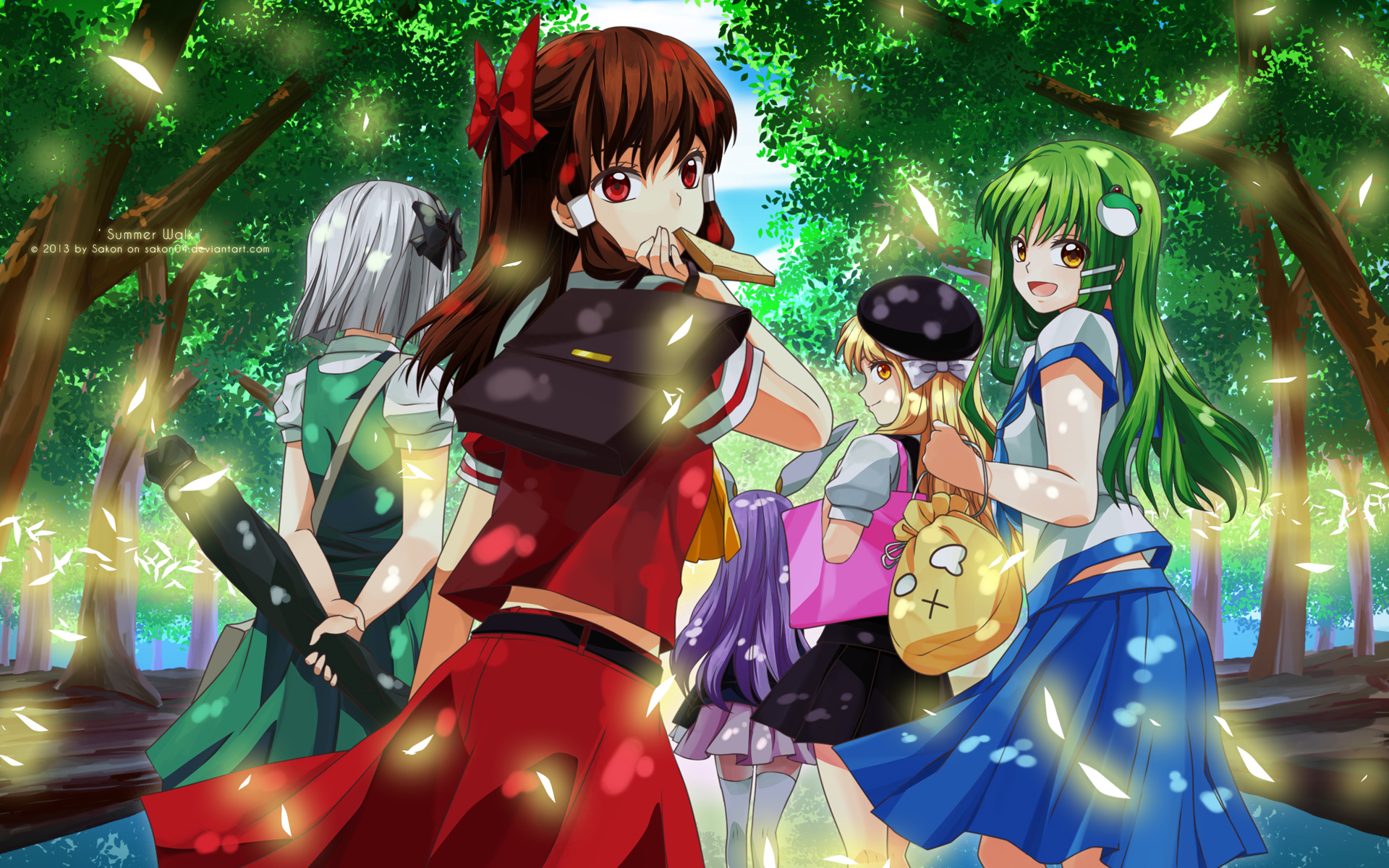 Download Marisa Kirisame Reisen Udongein Inaba Youmu Konpaku Sanae ...