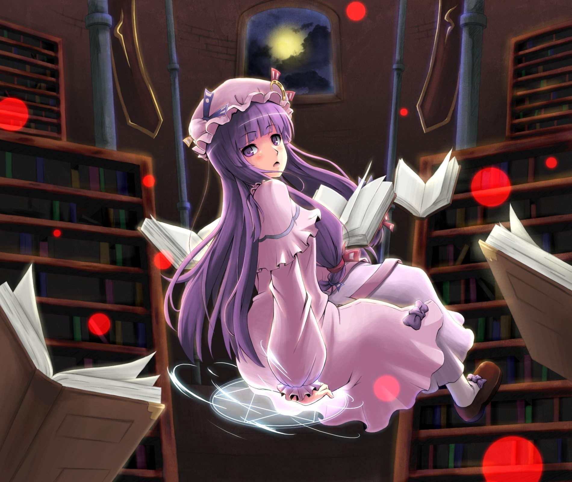 Download Patchouli Knowledge Anime Touhou Wallpaper