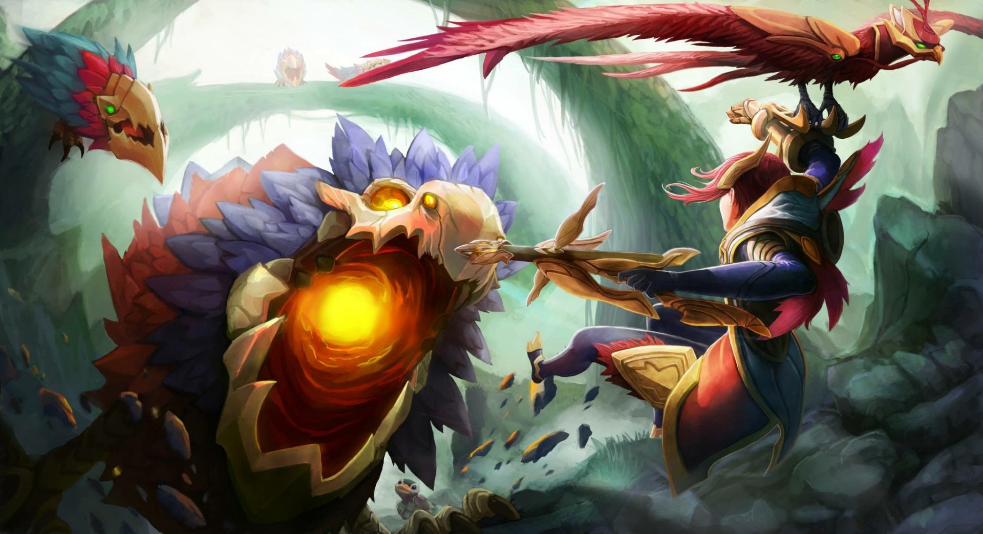 Quinn's Epic Battle – Stunning HD League of Legends Wallpaper