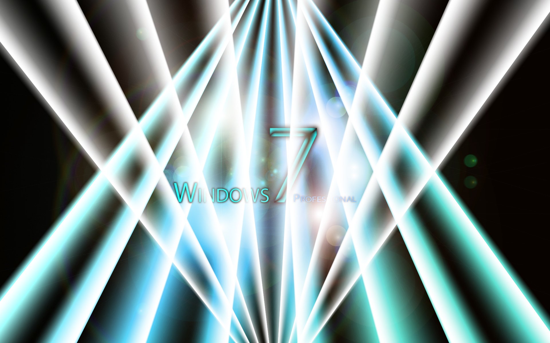Windows 7 HD Wallpaper: A Technological Lightshow
