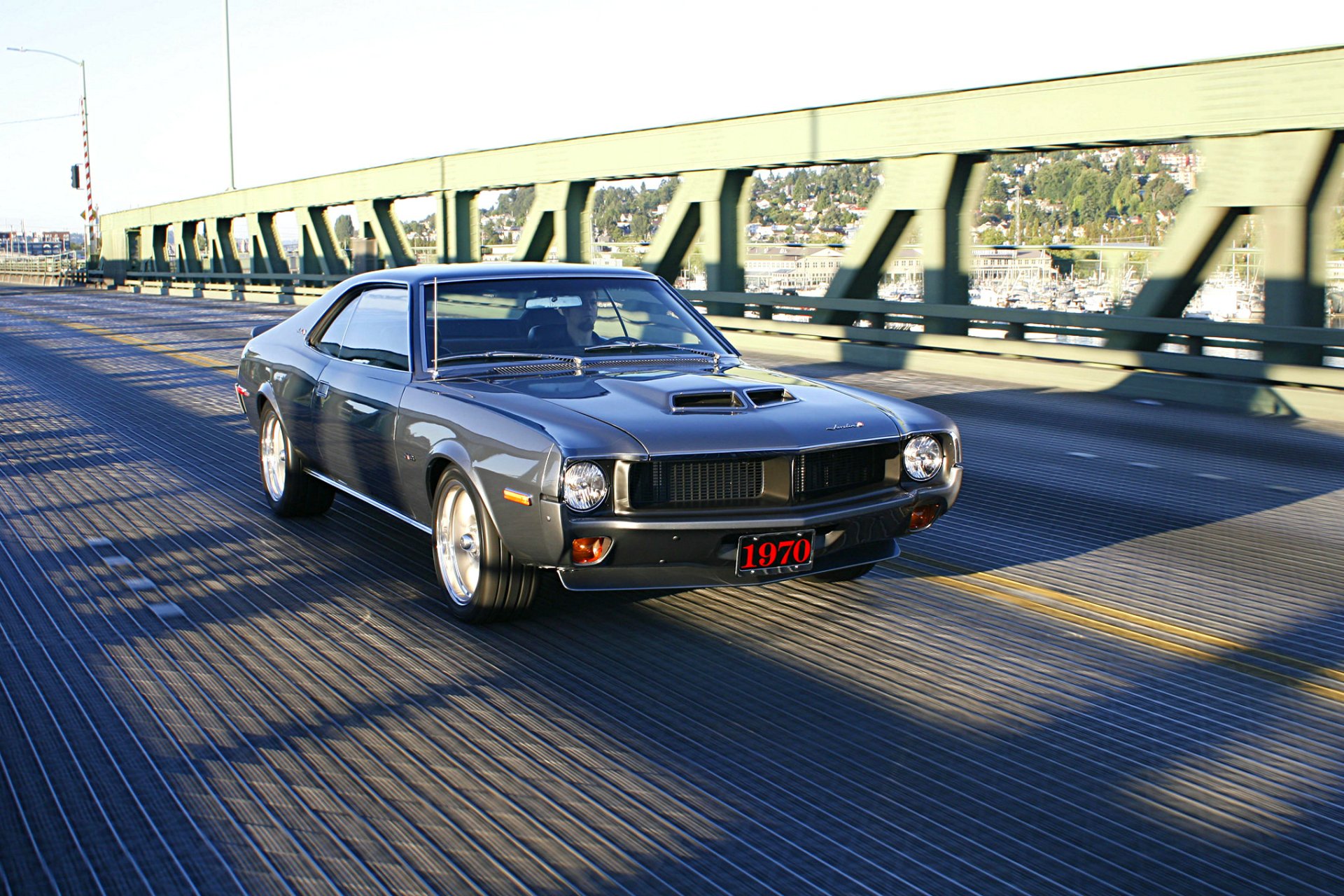 Download Muscle Car Hot Rod Vehicle AMC Javelin HD Wallpaper