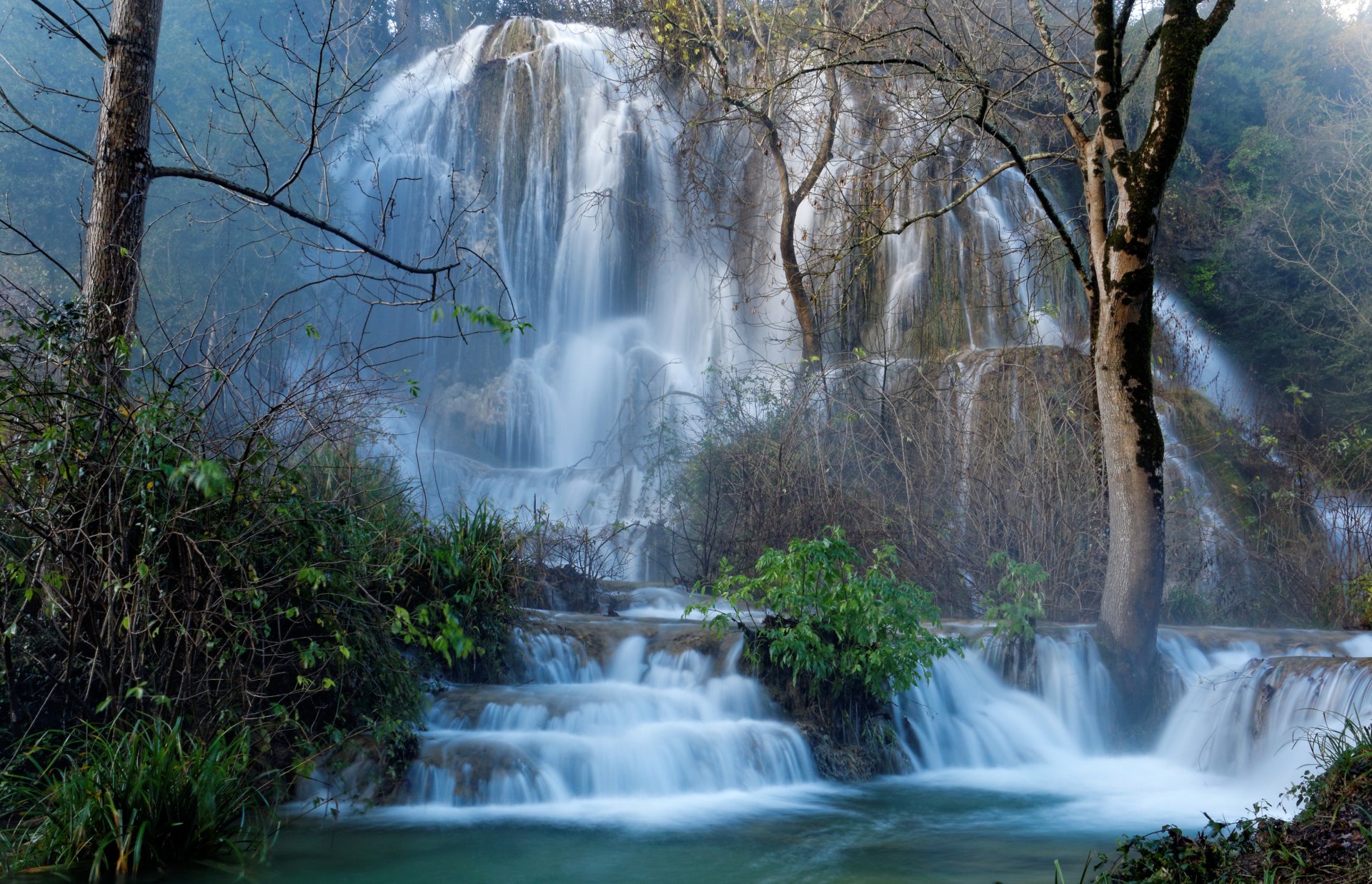 Download Forest Nature Waterfall 4k Ultra HD Wallpaper | 4000x2580 ...