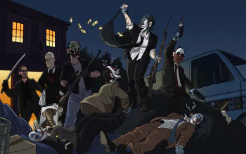 Wolf Payday 2 Wallpaper 1920x1080 HD Desktop Wallpaper: Video Game,