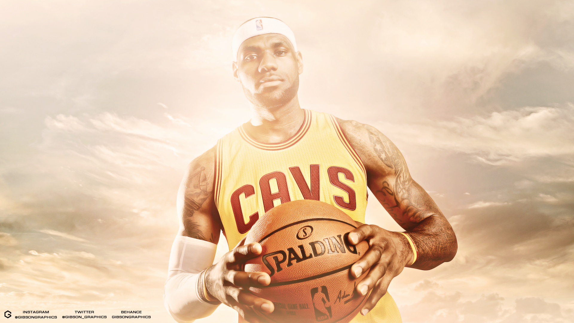 LeBron James HD Wallpaper - Basketball Champion Pose