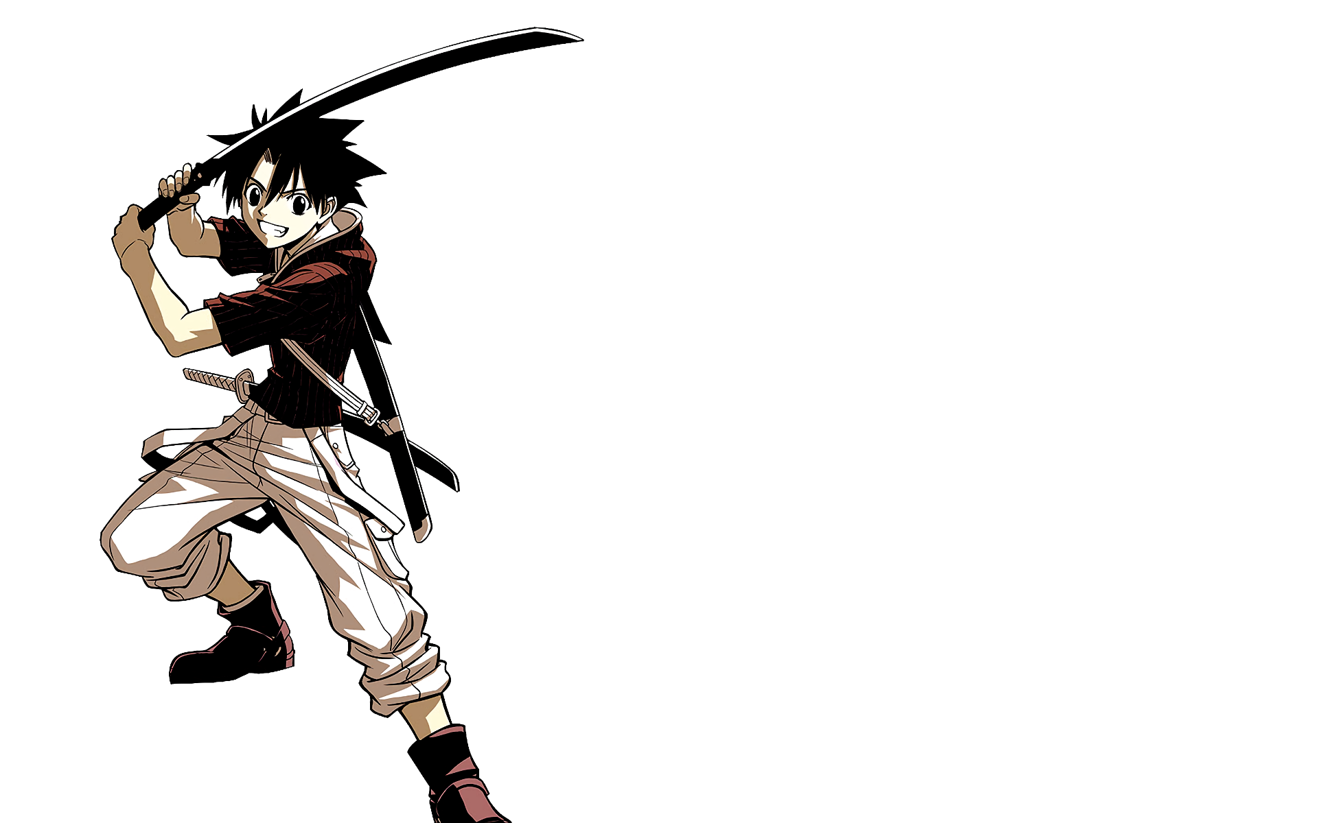 UQ Holder! Anime HD Wallpaper – Dynamic Sword Hero Pose