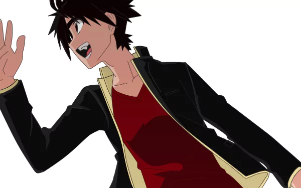 UQ Holder! Anime HD Wallpaper – Sleek Monochrome Elegance