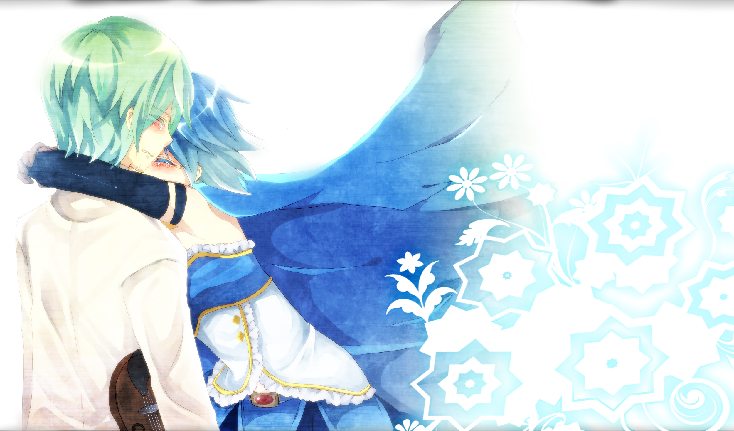 Kyosuke & Sayaka: Magical Moments – Puella Magi Madoka HD Wallpaper
