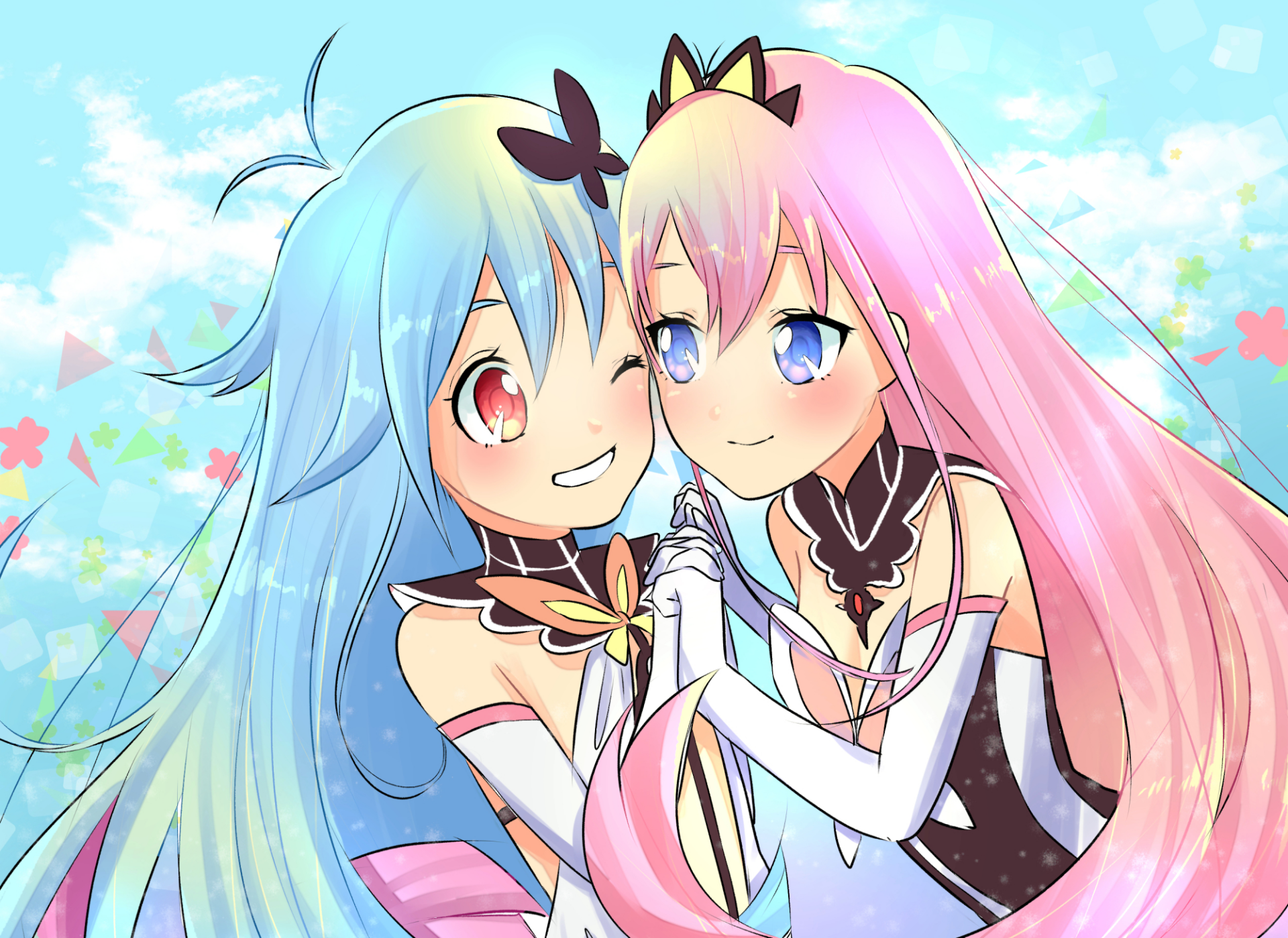 Download Kokona (Flip Flappers) Papika (Flip Flappers) Anime Flip ...