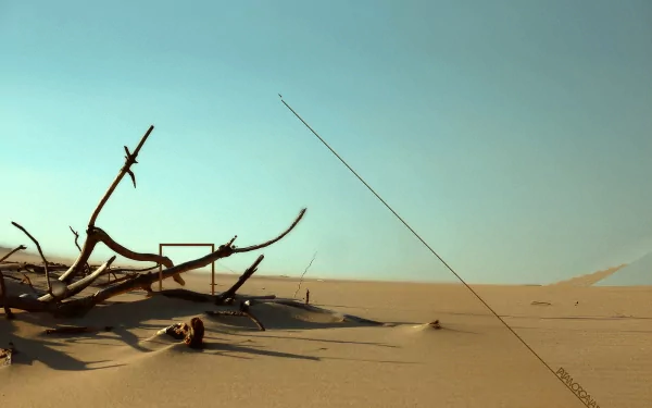 Download Sand Desert Ruin Sci Fi Post Apocalyptic HD Wallpaper by Leon ...