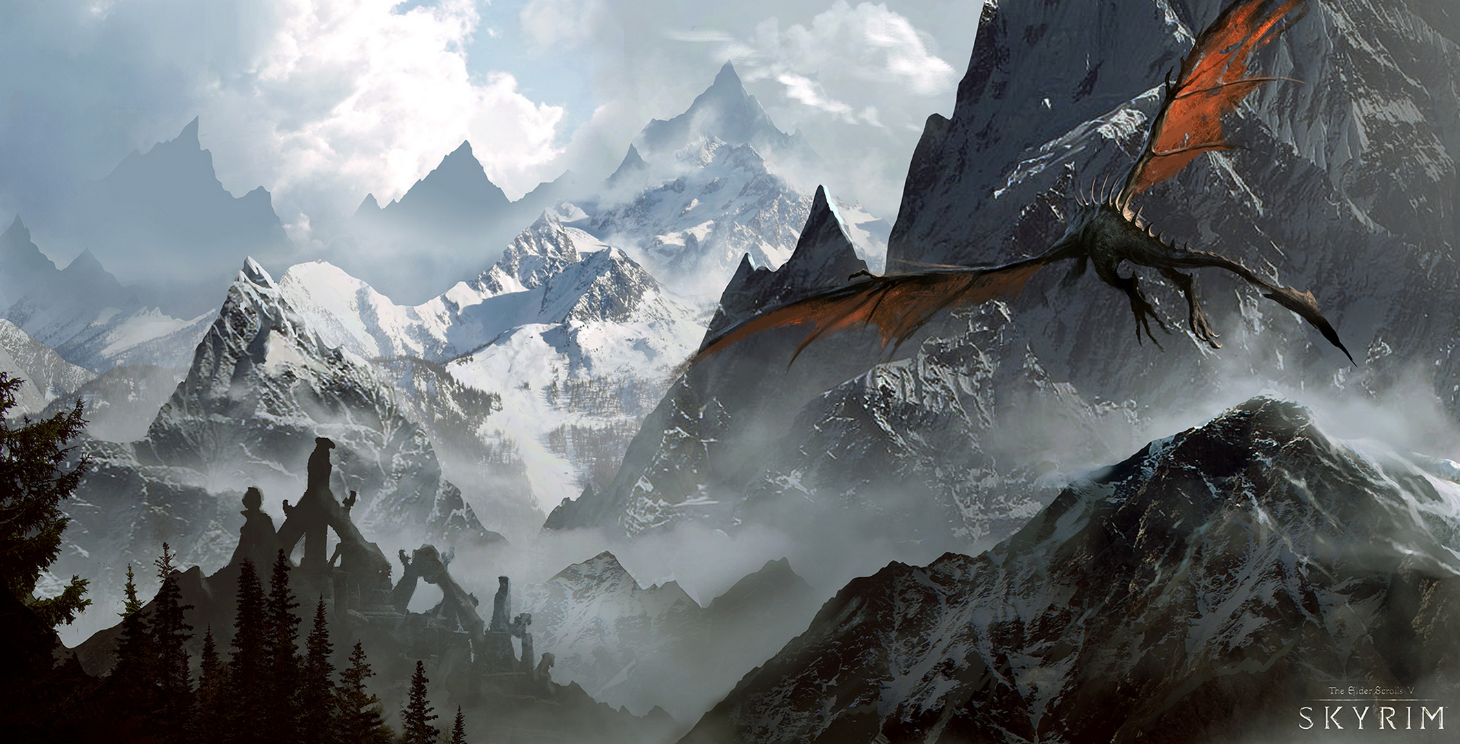 The Elder Scrolls V: Skyrim HD Wallpaper by Darek Zabrocki