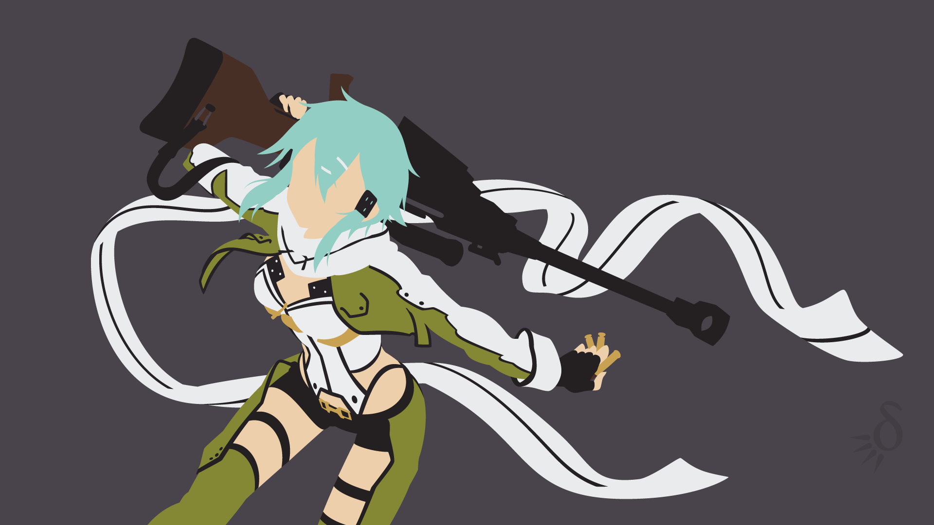 Download Minimalist Shino Asada Anime Sword Art Online II Minimalist ...