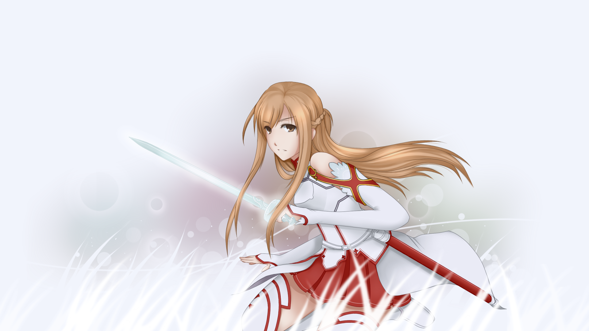 Asuna Yuuki - Stunning HD Sword Art Online Anime Wallpaper
