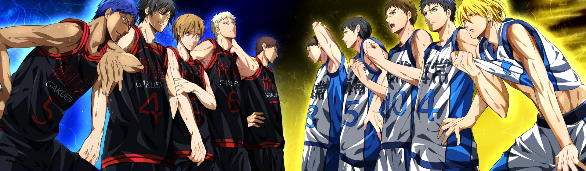 Kuroko's Basketball HD Wallpaper: Tōō Academy vs. Kaijō High by yuna