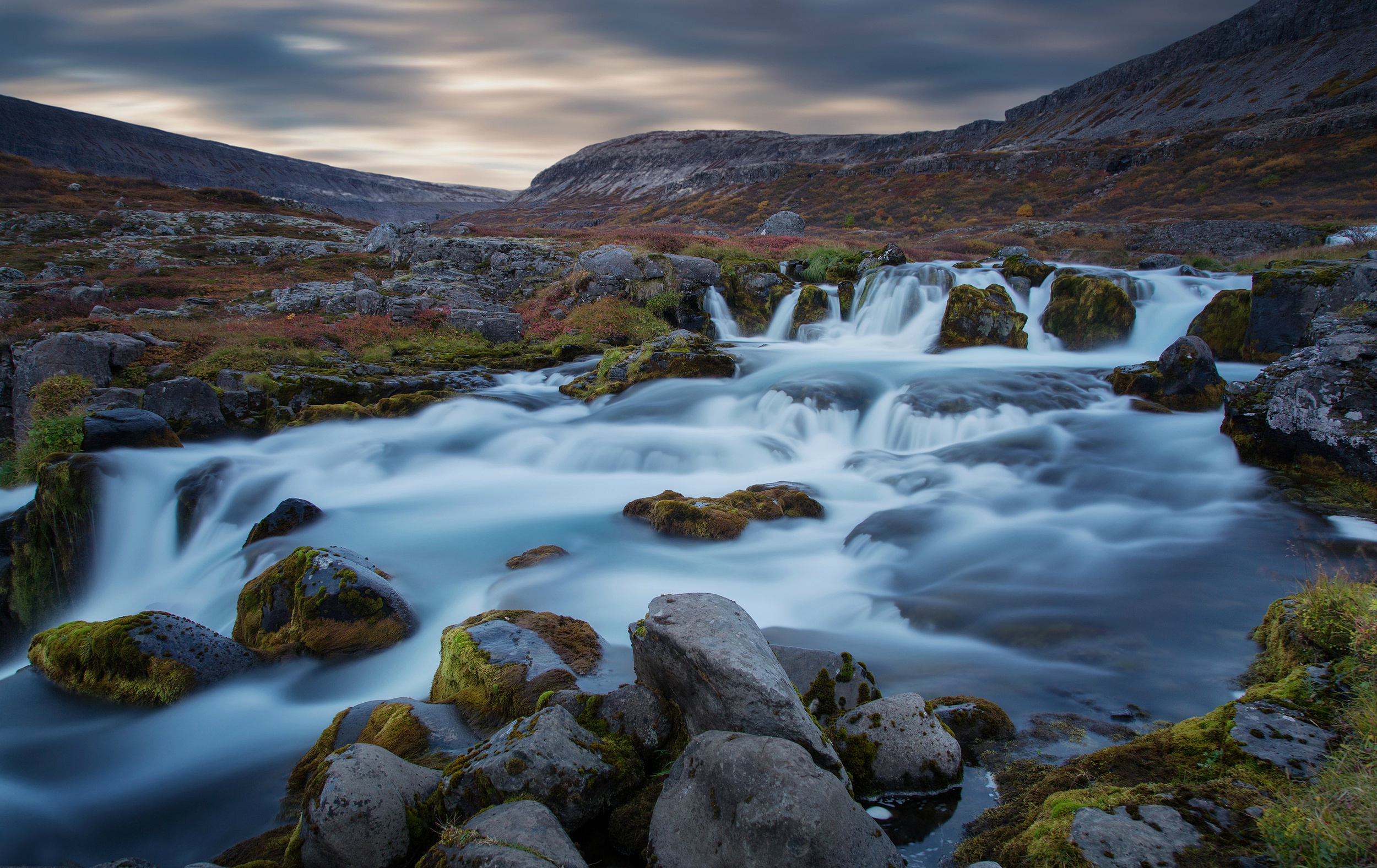 Download Landscape Foam Nature River HD Wallpaper