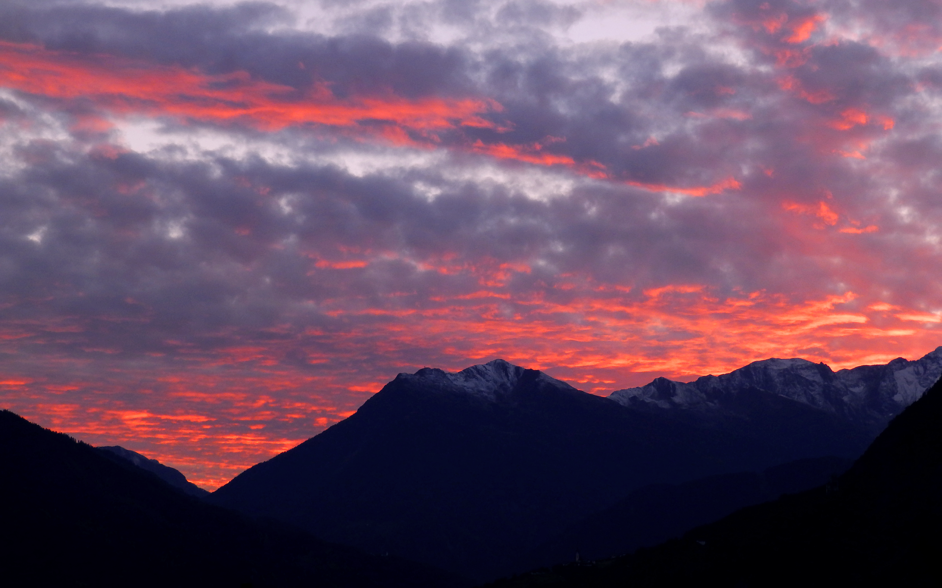 Sunset in austrian mountain landscape #2 by egoshootersucht | 2560x1600 ...