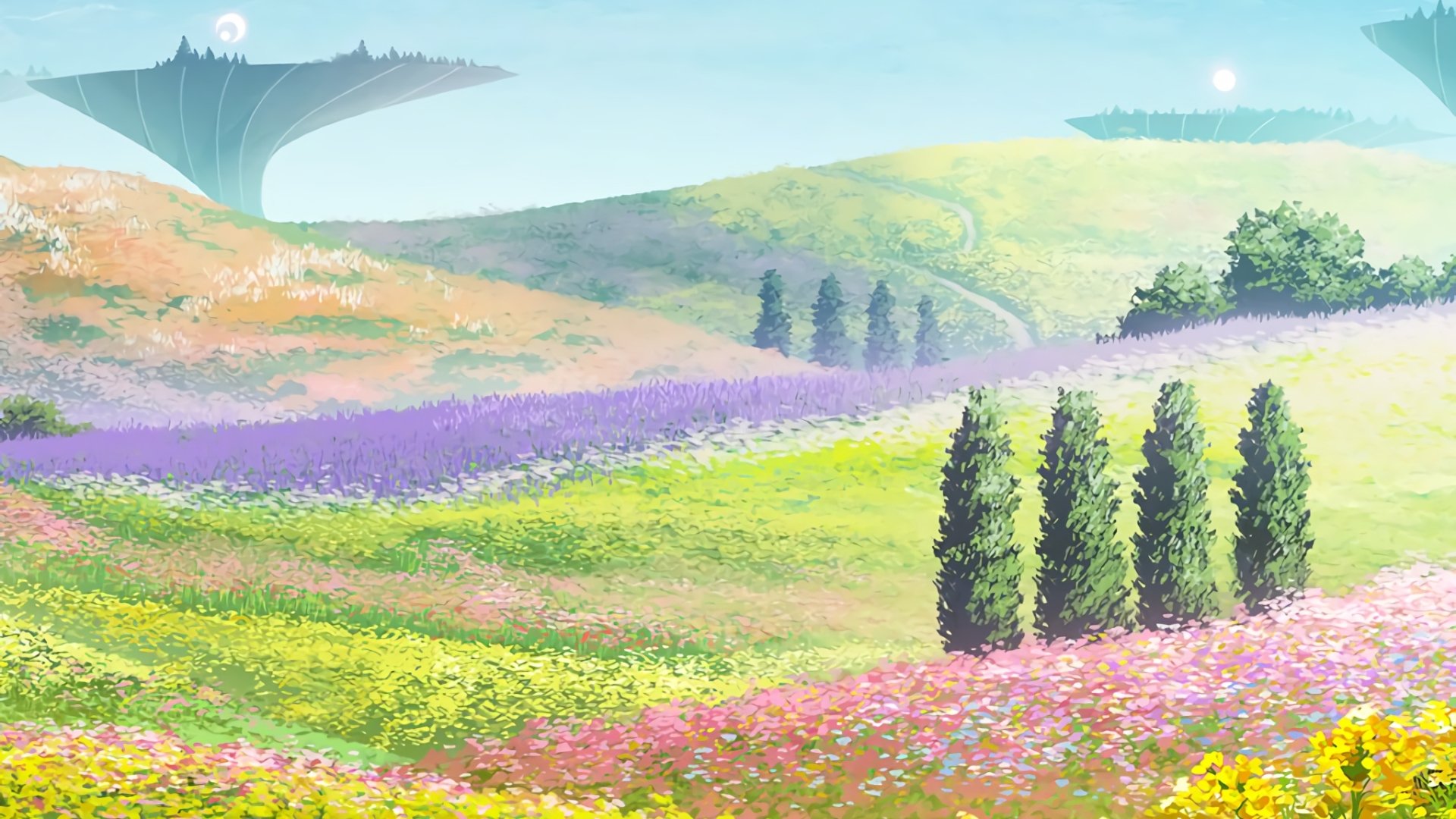 Sword Art Online HD: Serene Anime Landscape Wallpaper | 2048x1152 ...