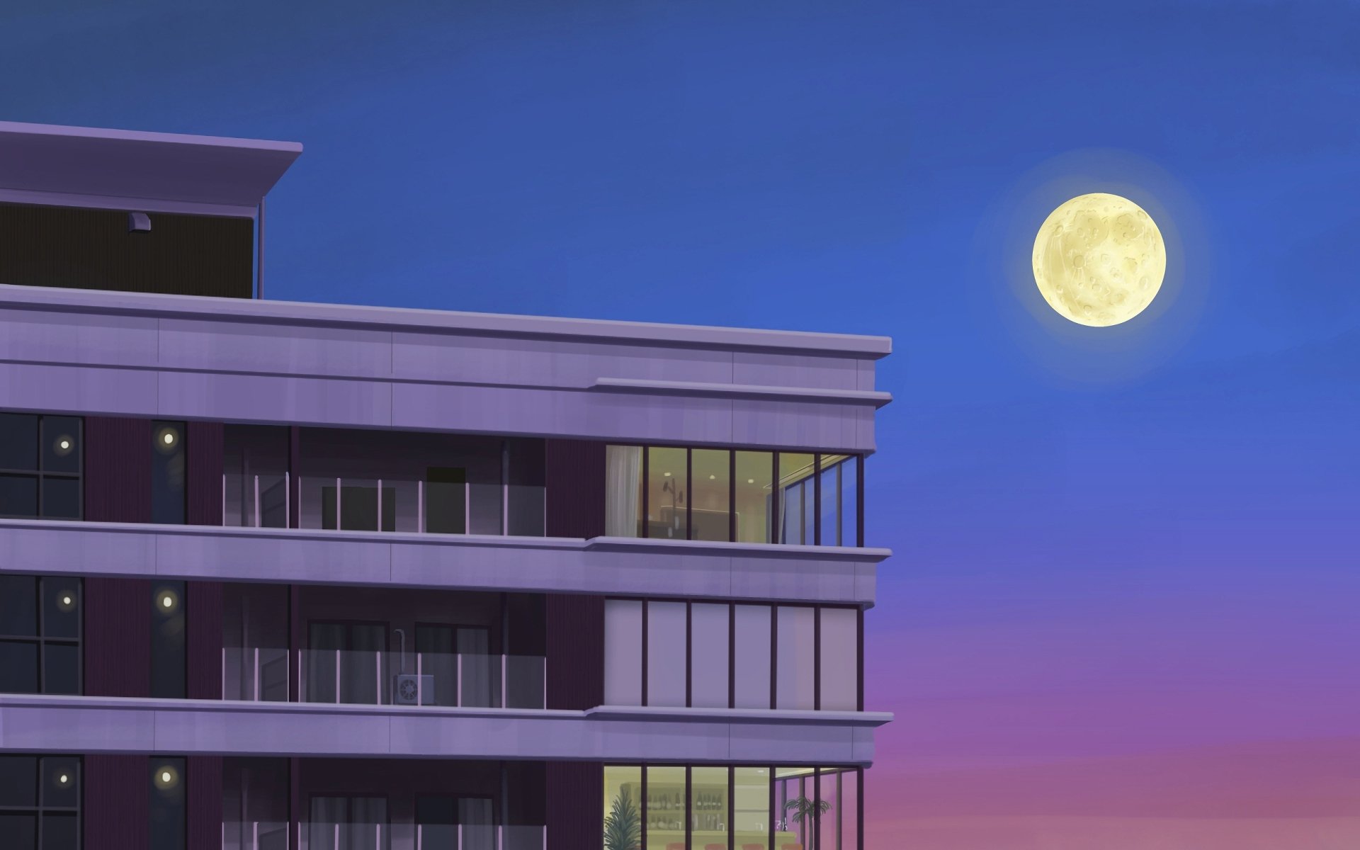 Download Anime Building HD Wallpaper | 1920x1200 | Wallpaper Abyss