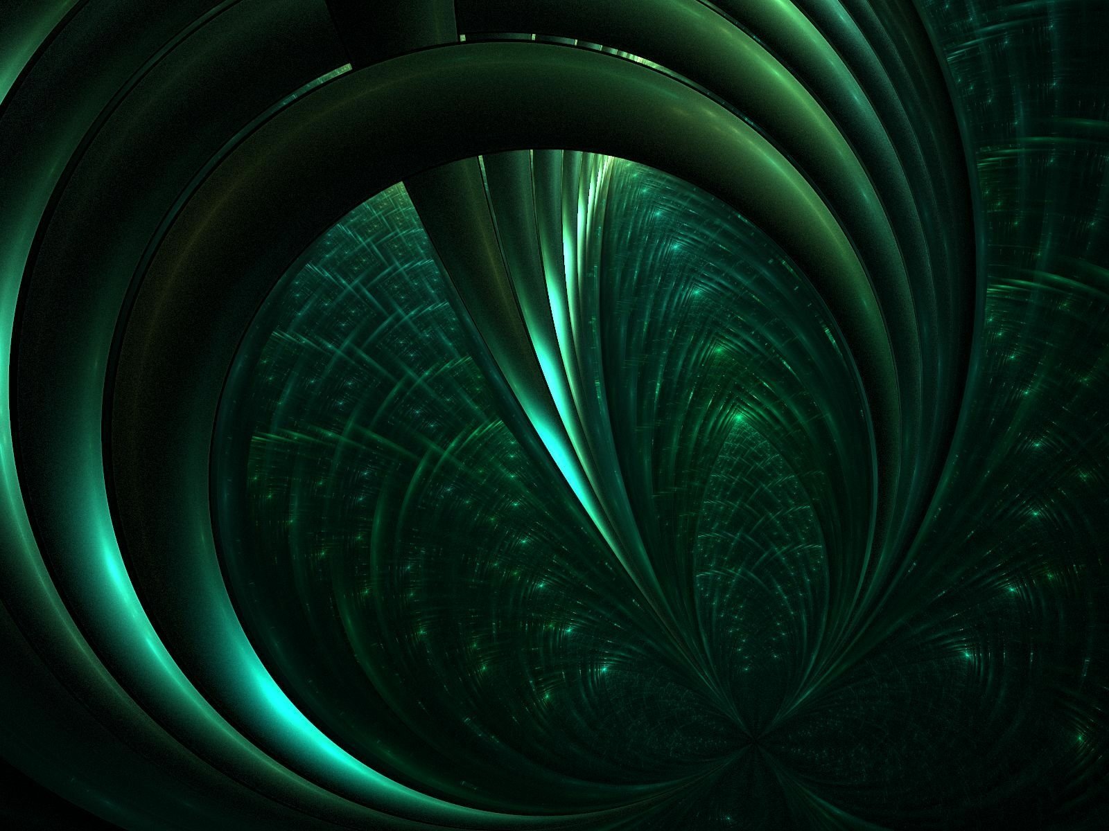 Download Green Abstract Fractal Abstract Green Wallpaper | 1600x1200 ...