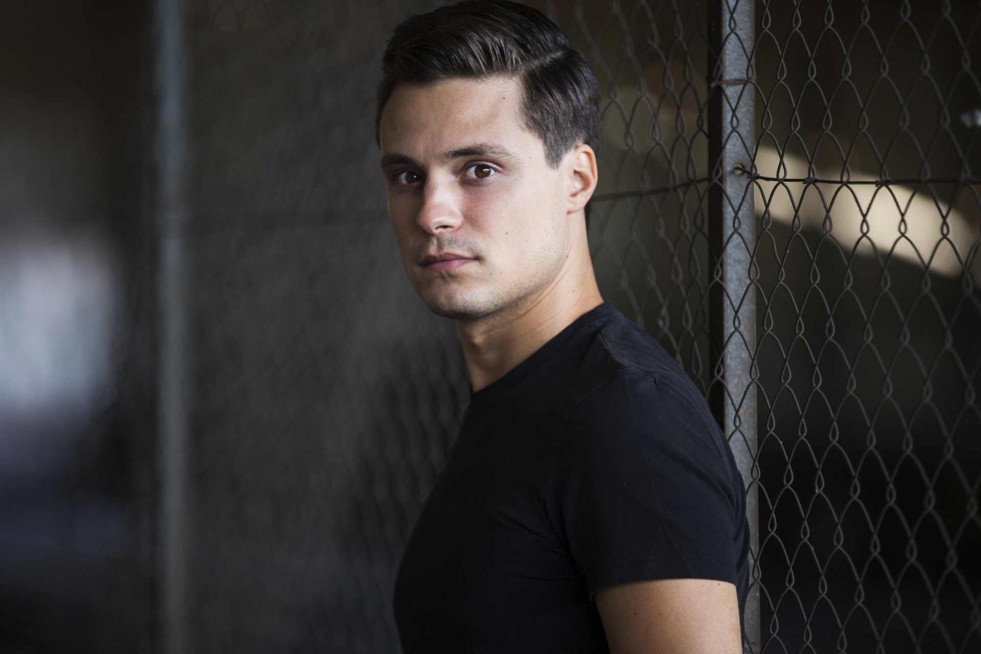 Download Brown Eyes Man Model 4k Ultra HD Wallpaper by Riccardo Riande