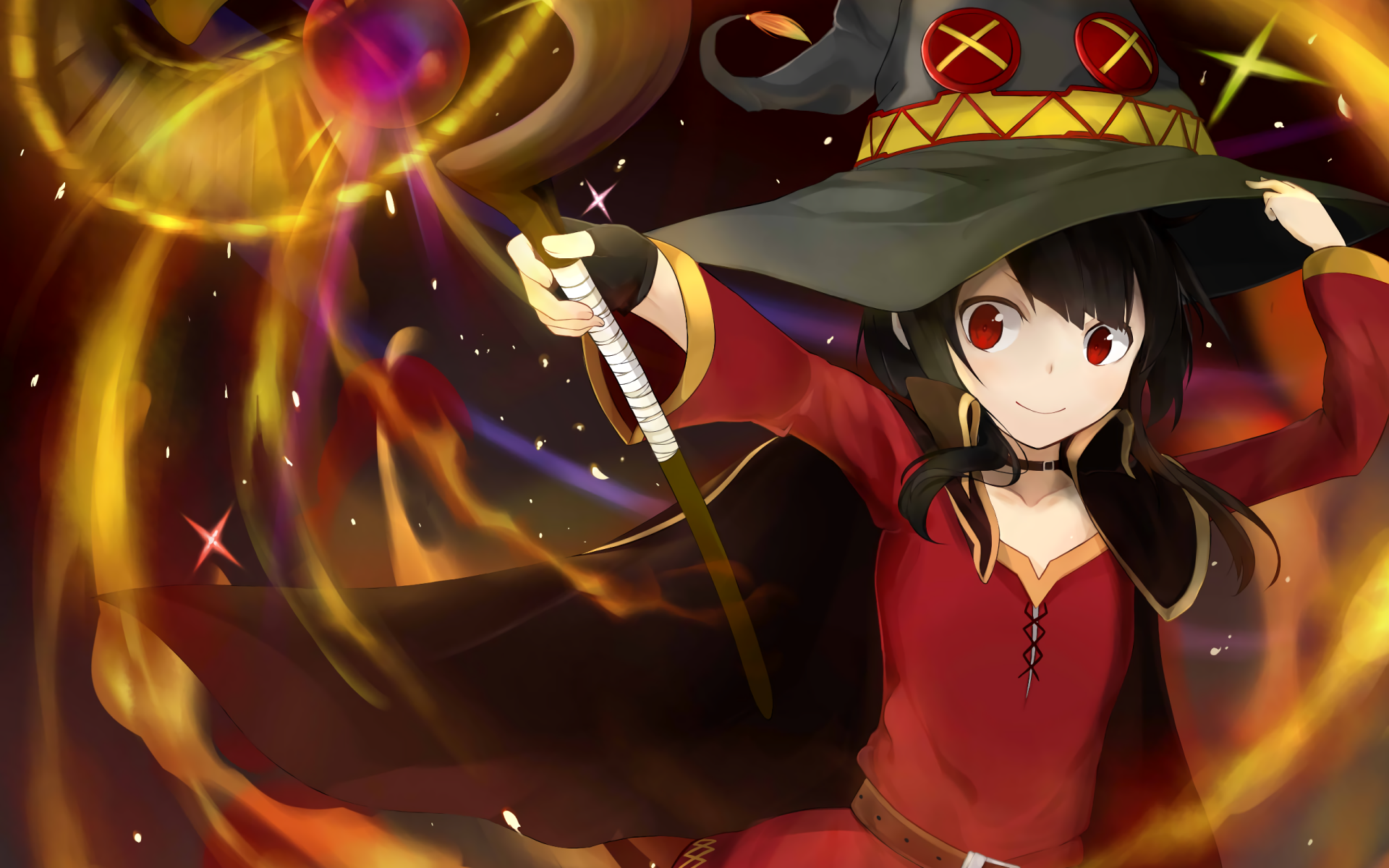 Megumin — KonoSuba Explosion Mage HD Wallpaper | 2560x1600 | Wallpaper ...