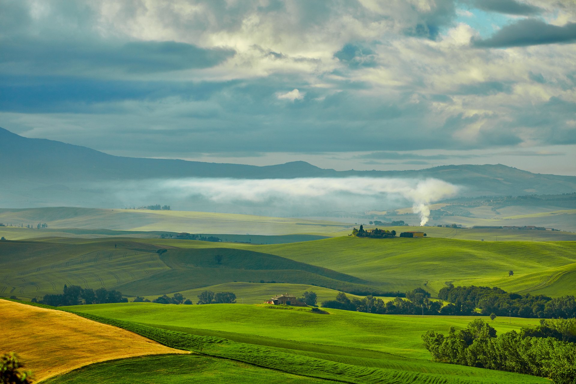 Download Hill Field Italy Landscape Nature Photography Tuscany 4k Ultra ...