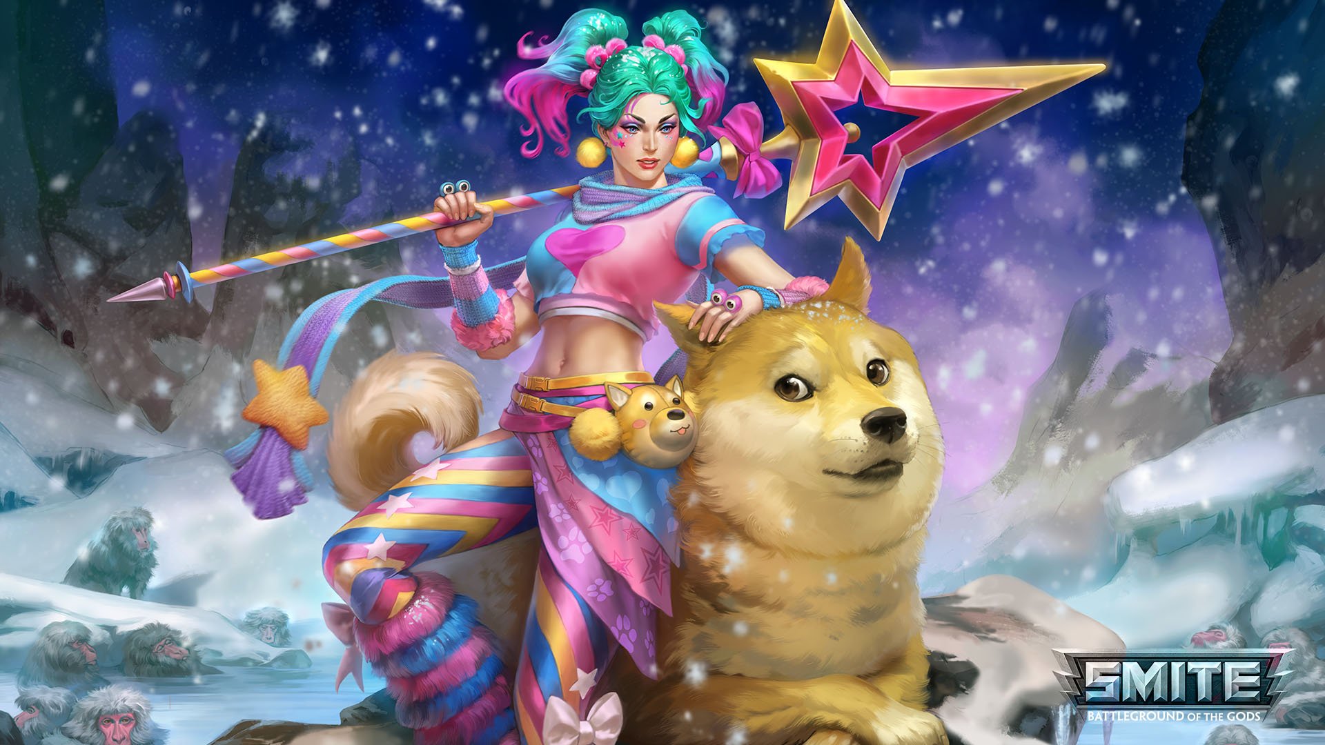 Download Doge Skadi (Smite) Video Game Smite HD Wallpaper
