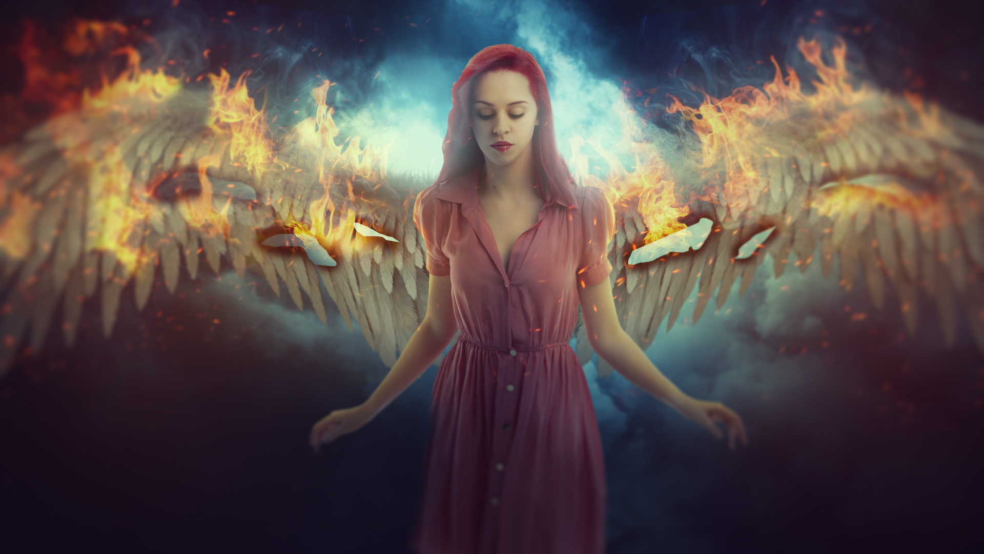 Wings on fire by adelou