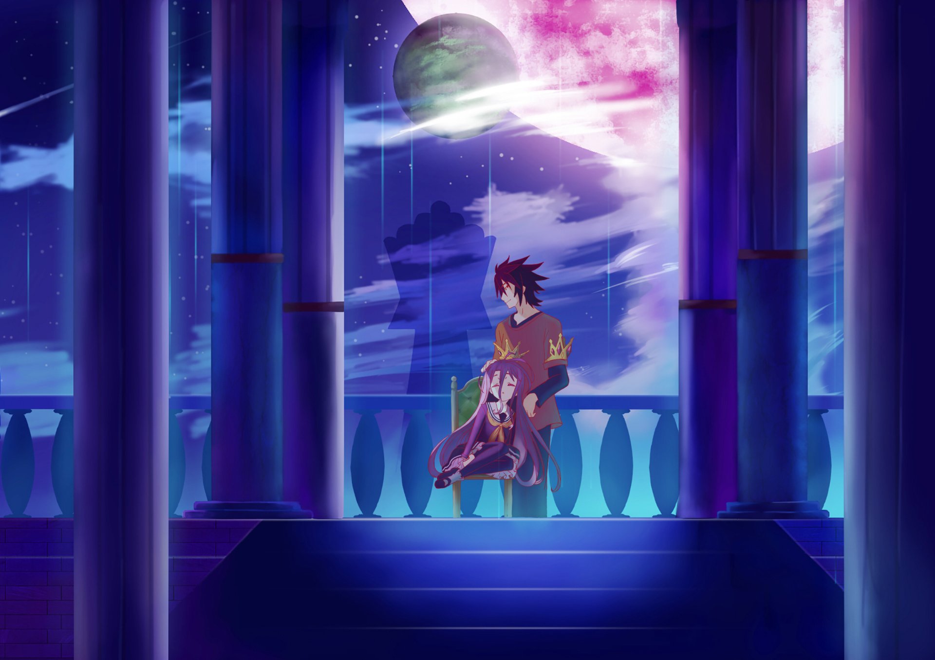 No Game No Life Sora & Shiro HD Wallpaper | 2480x1752 | Wallpaper Abyss