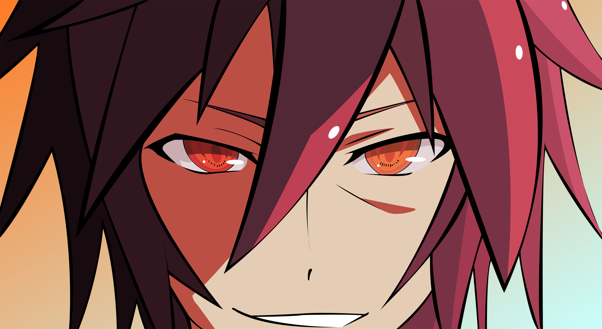 Sora's Intense Gaze - No Game No Life HD Anime Wallpaper