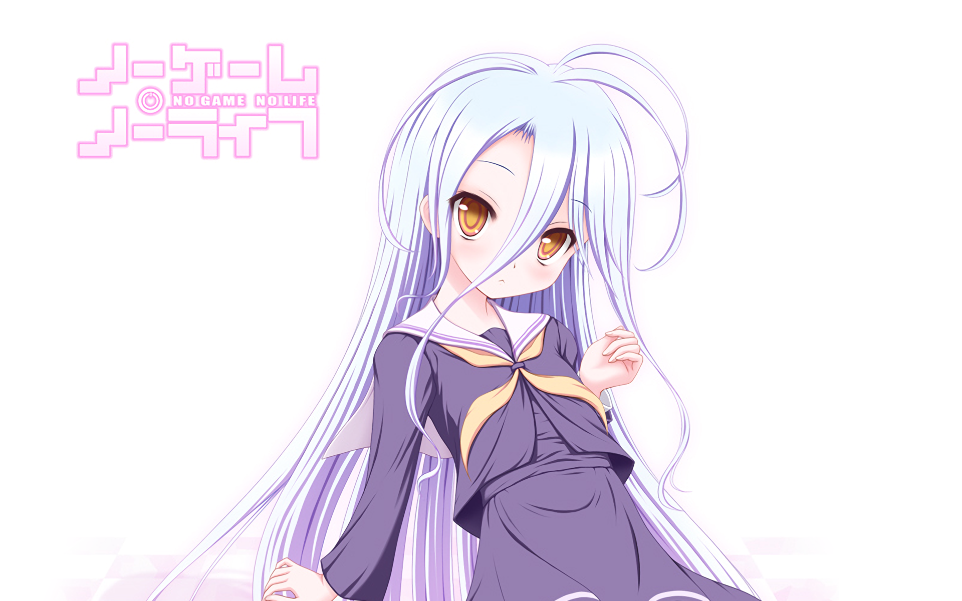 Shiro HD Anime Wallpaper | No Game No Life Visual Bliss