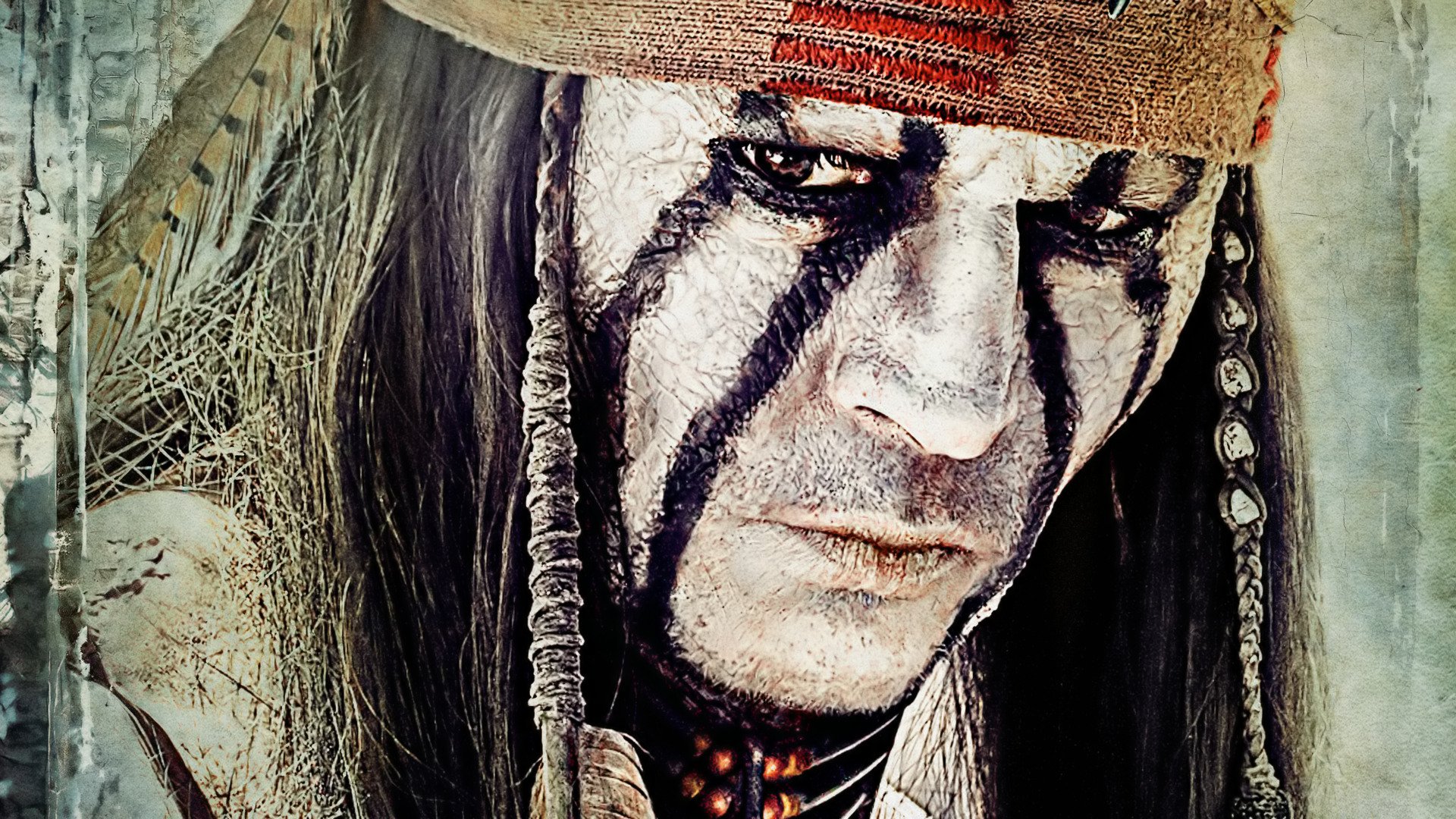 The Lone Ranger's Tonto: Johnny Depp HD Movie Wallpaper