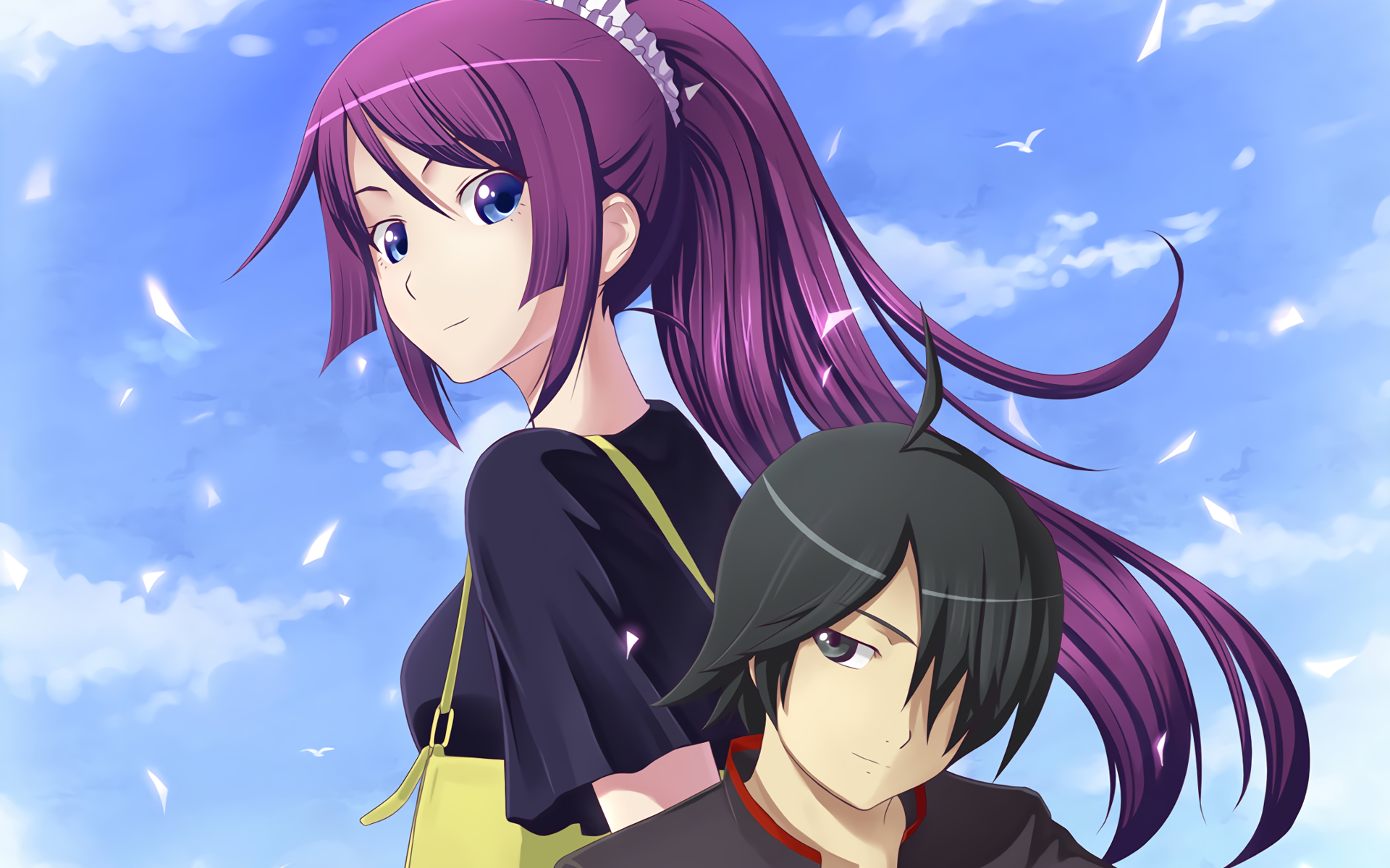 Download Hitagi Senjōgahara Anime Monogatari (Series) HD Wallpaper