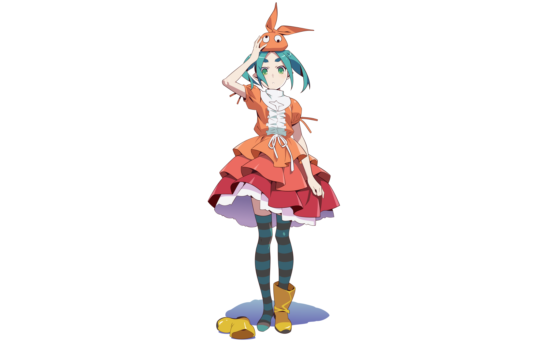 Yotsugi Ononoki 8K Ultra HD Anime Wallpaper | Monogatari Series Magic