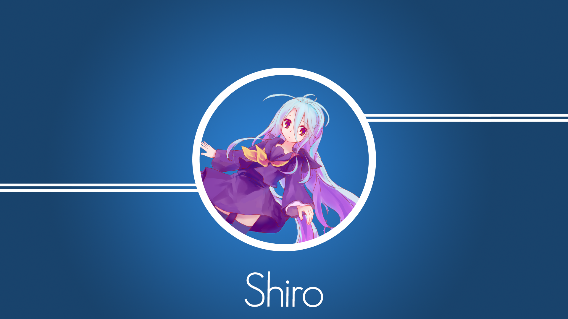 Shiro from No Game No Life - Stunning HD Anime Wallpaper