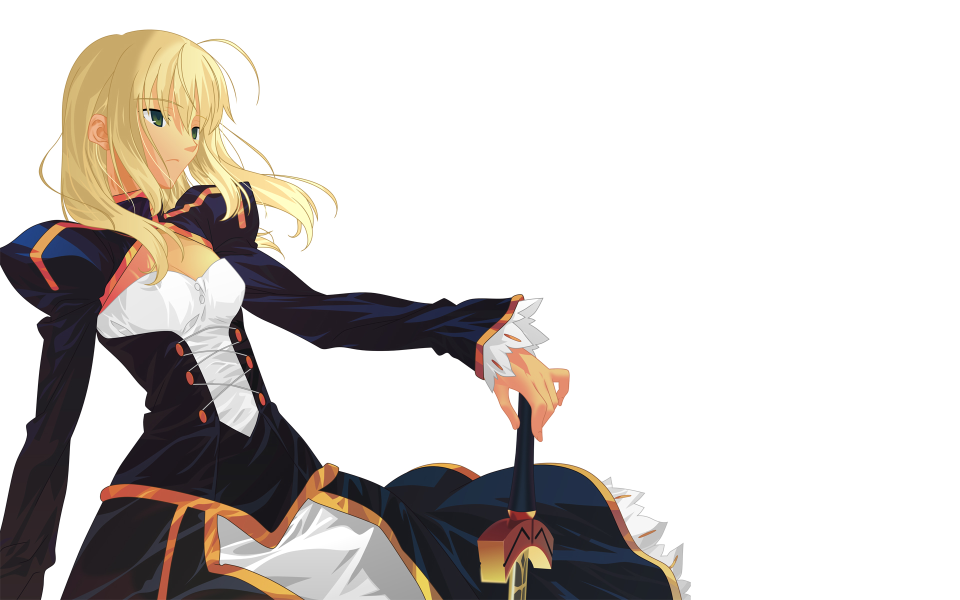 Cute Saber HD Wallpaper from Fate/Stay Night