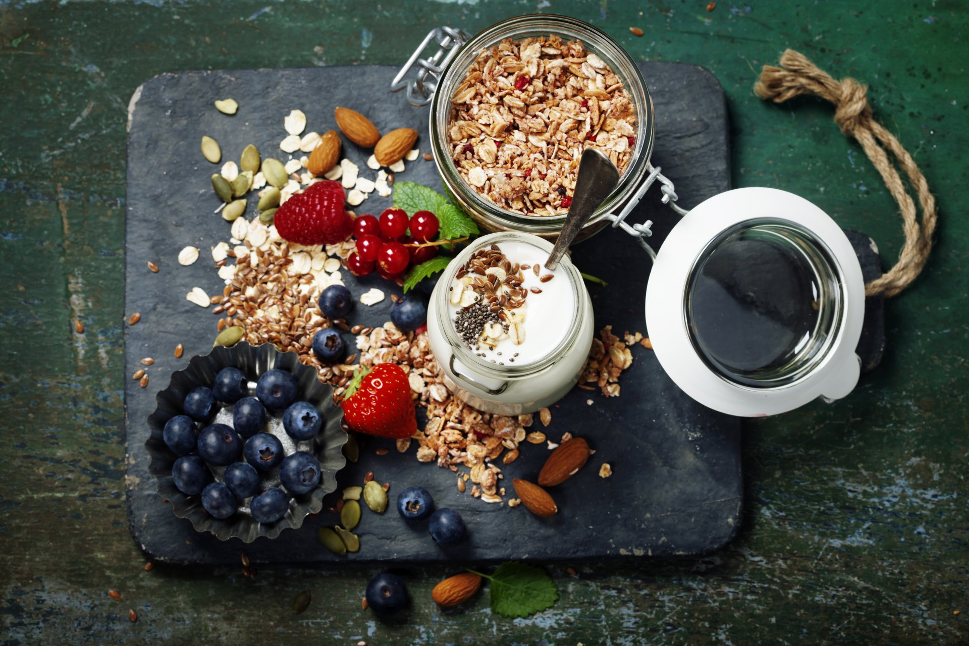 Morning Breakfast Fruit Wallpaper