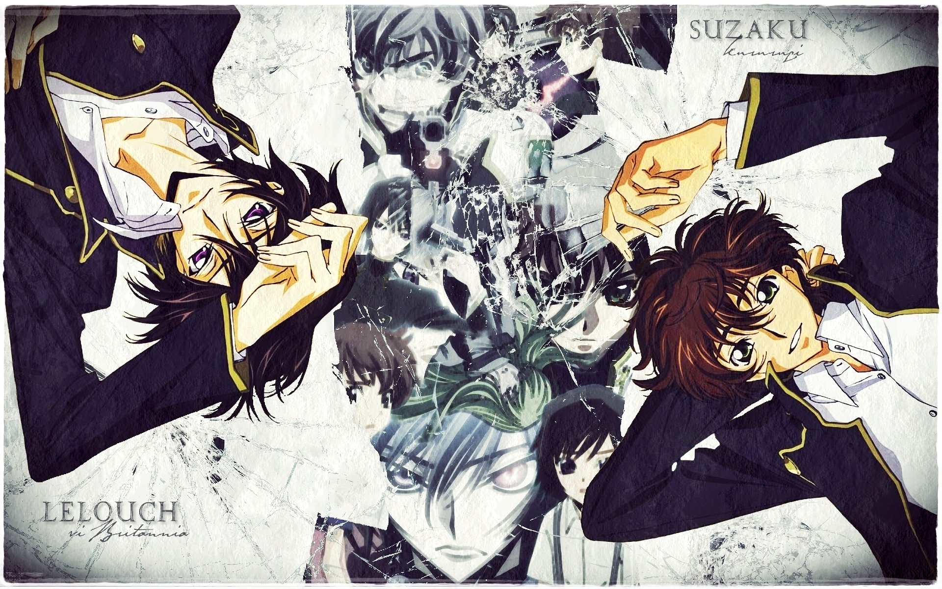 Epic Code Geass Anime HD Wallpaper – Lelouch & Suzaku United