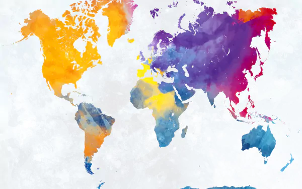 World Map 8k Wallpapers