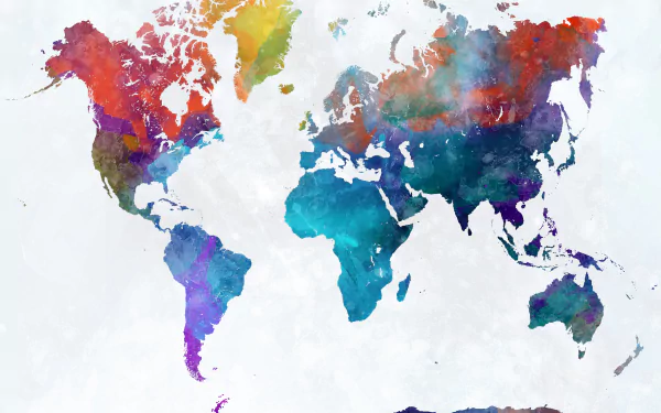 World Map 8k Wallpapers