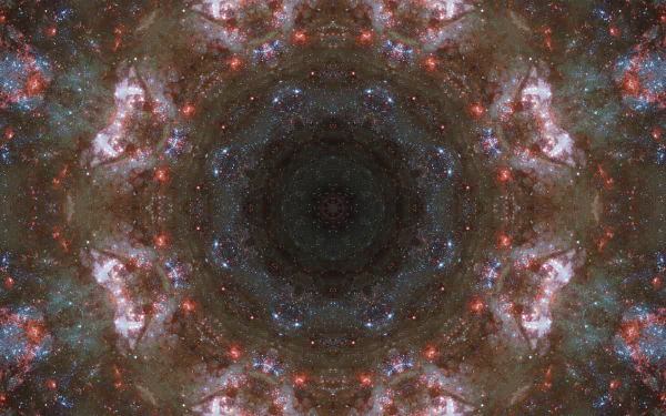 Space Mandala No25 - Wallpaper by Dr-Pen
