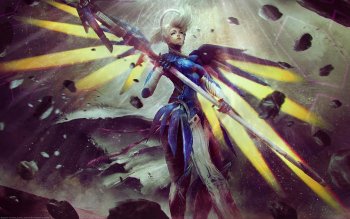 Download Overwatch Mercy (Overwatch) Video Game PFP by EDDY SHINJUKU