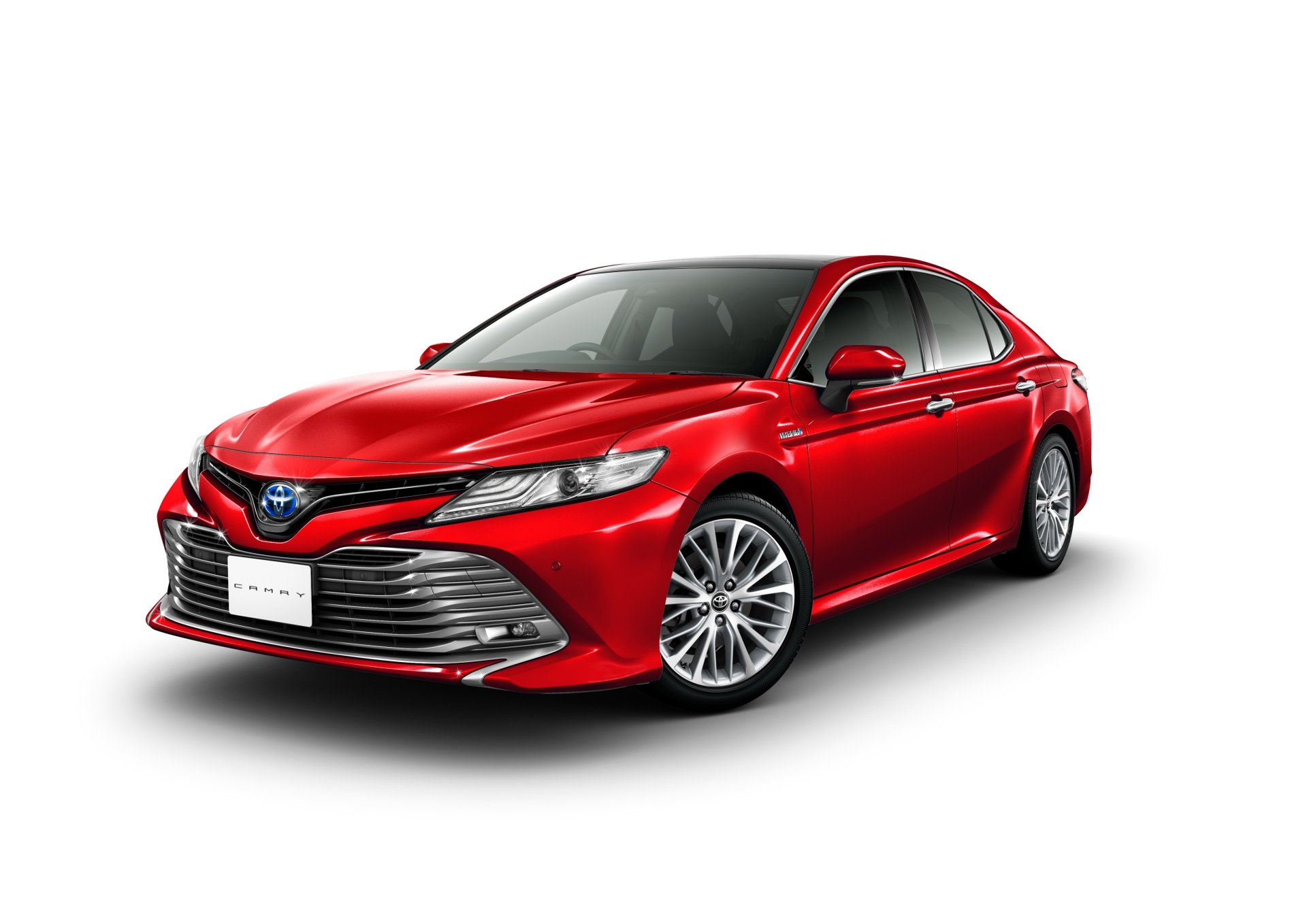 4K Ultra HD Red Toyota Camry Compact Car Wallpaper