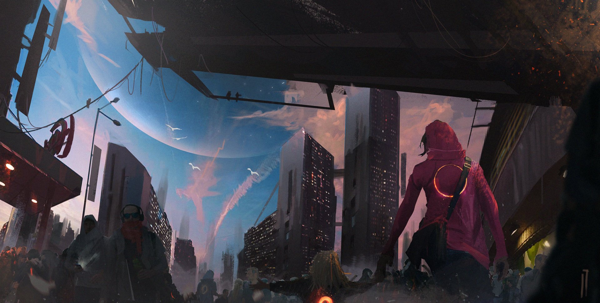 Futuristic Skyline: Sci-Fi Cityscape with Towering Skyscrapers in HD by ...