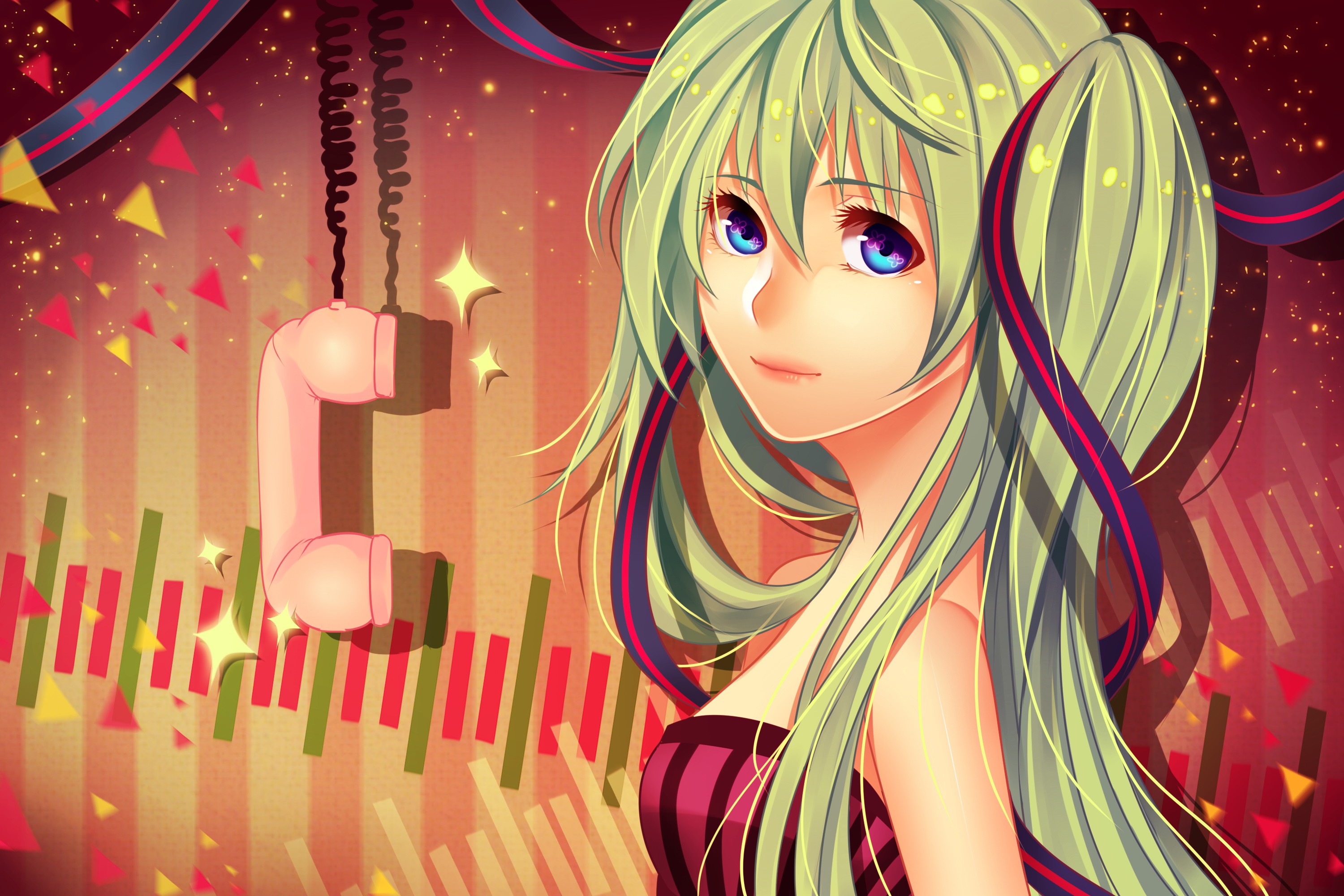Download Hatsune Miku Anime Vocaloid HD Wallpaper