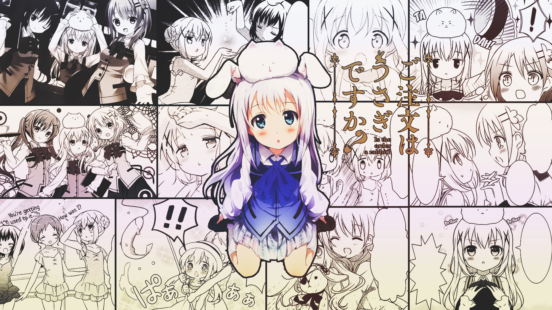 Download Chino Kafū Anime Is The Order A Rabbit HD Wallpaper by DinocoZero