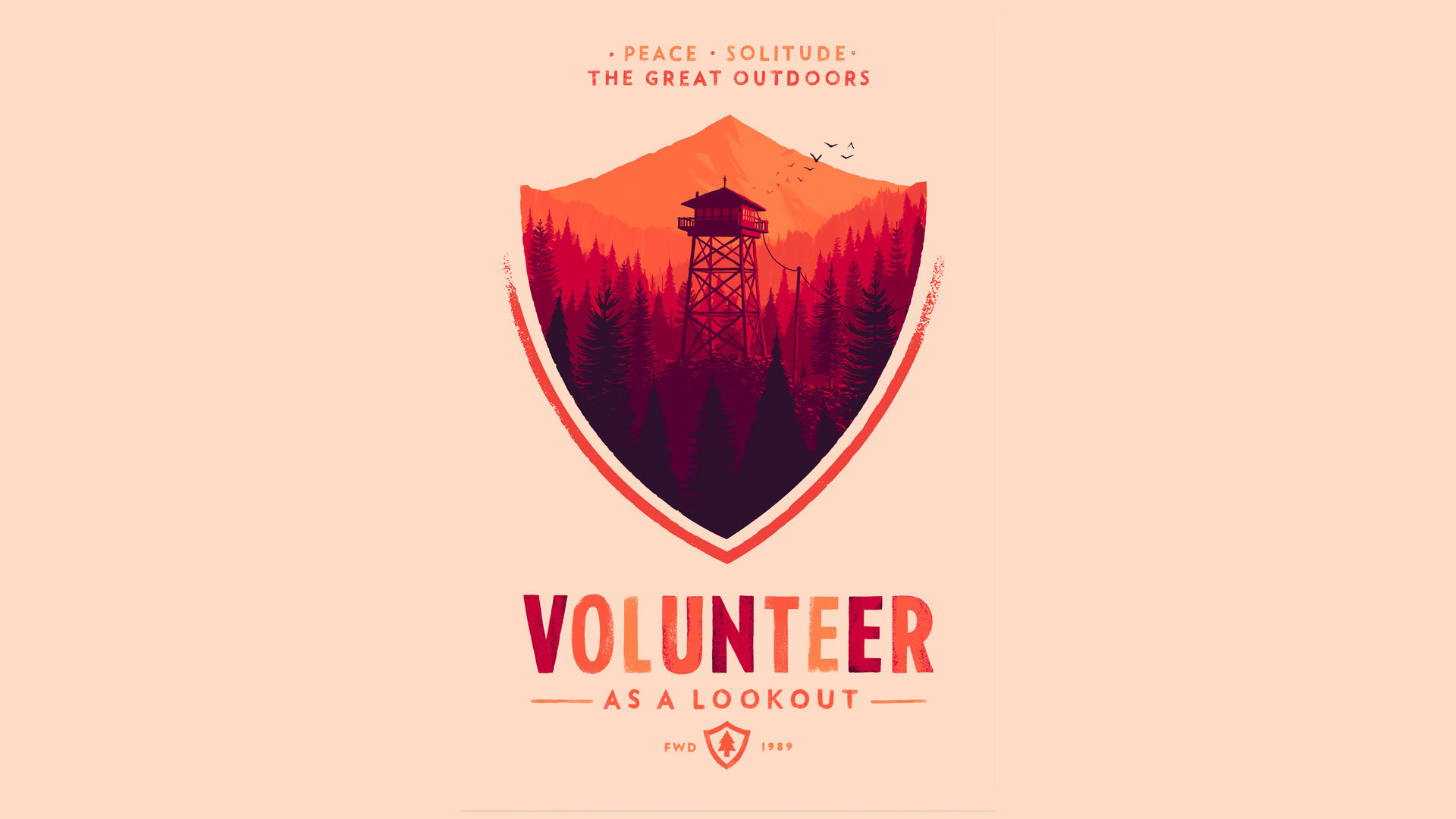 Firewatch Volunteer HD Wallpaper – The Great Outdoors Lookout Tower