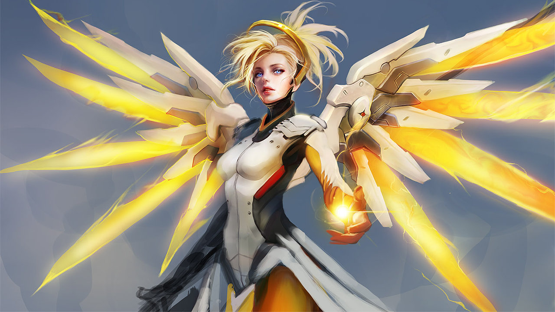 Mercy Overwatch HD Wallpaper – Angelic Guardian of the Battlefield