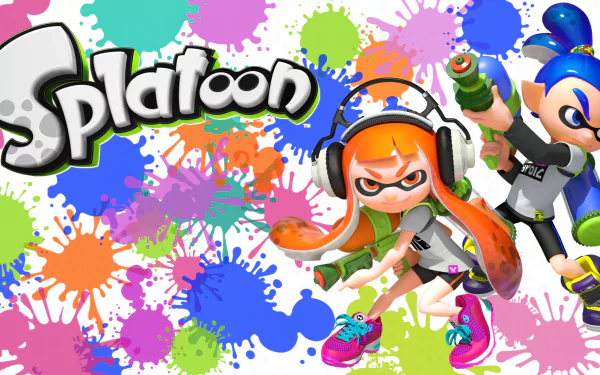 Download Gun Inkling (Splatoon) Video Game Splatoon HD Wallpaper by mayoi89g
