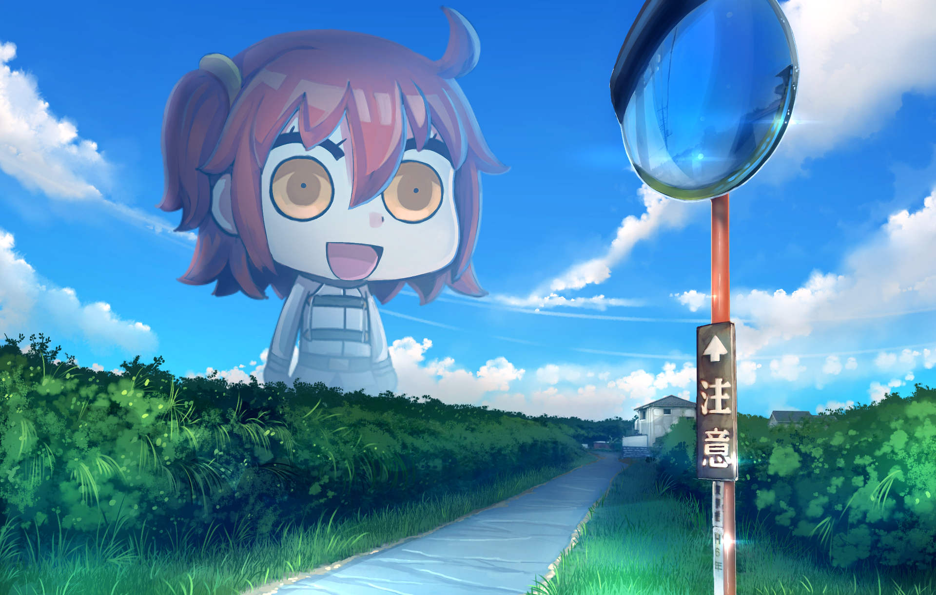 Fate/Grand Order HD Anime Wallpaper – Surreal Journey Under Blue Skies